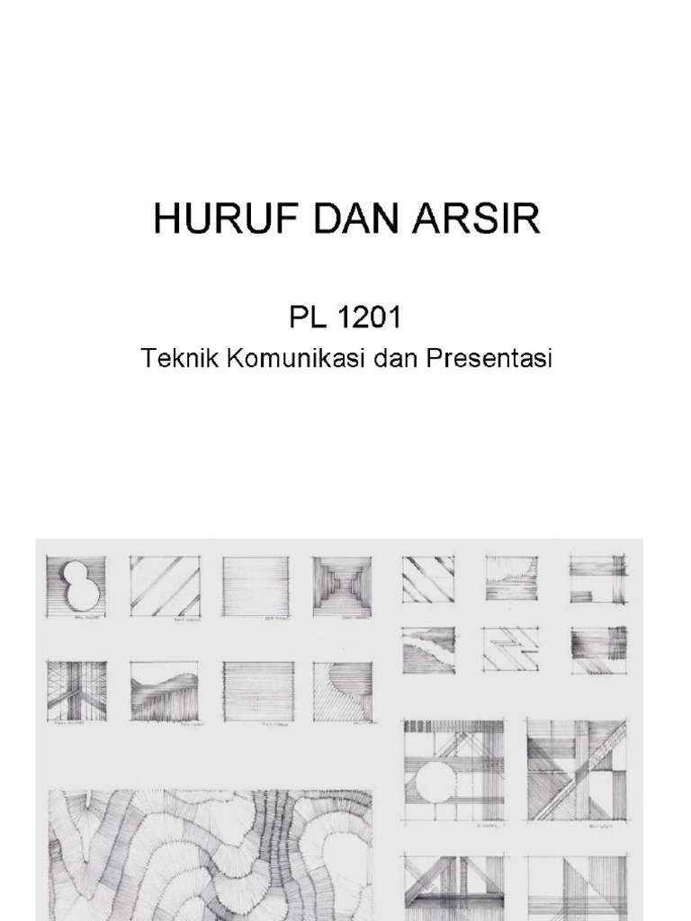 PL1201_Kuliah1b_Huruf-dan-Arsir | PDF