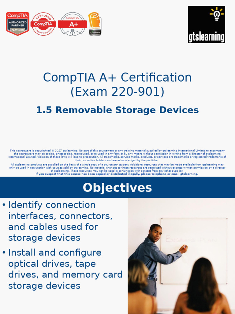 A+ 220-901-01-05 Removeable Storage Devices | PDF | Blu Ray | Dvd