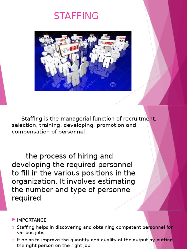 Staffing | PDF | Recruitment | Employment