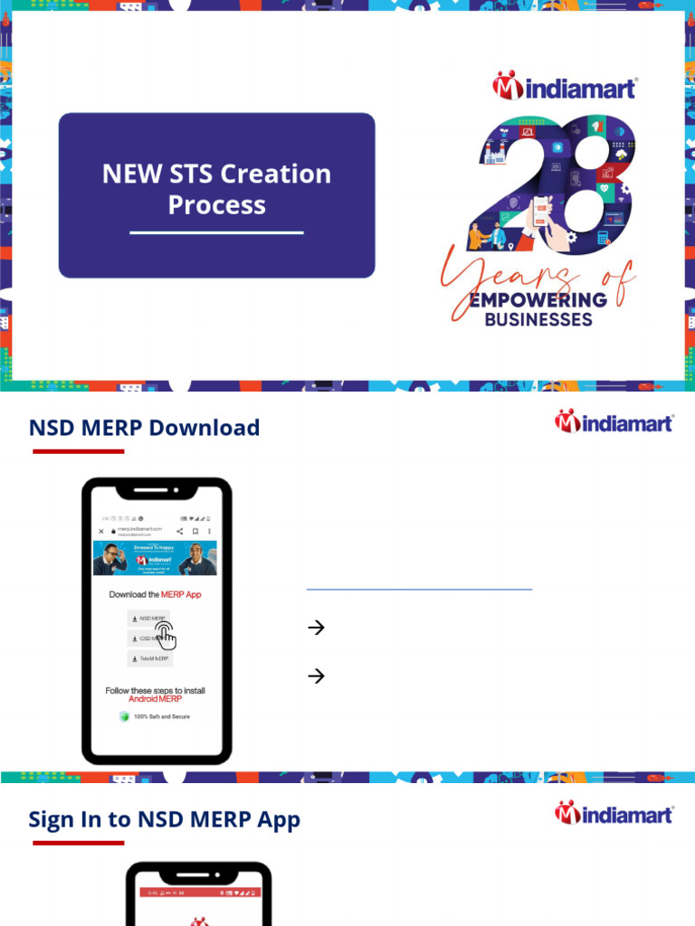 NEW STS Creation - NSD MERP | PDF | Software | Computing