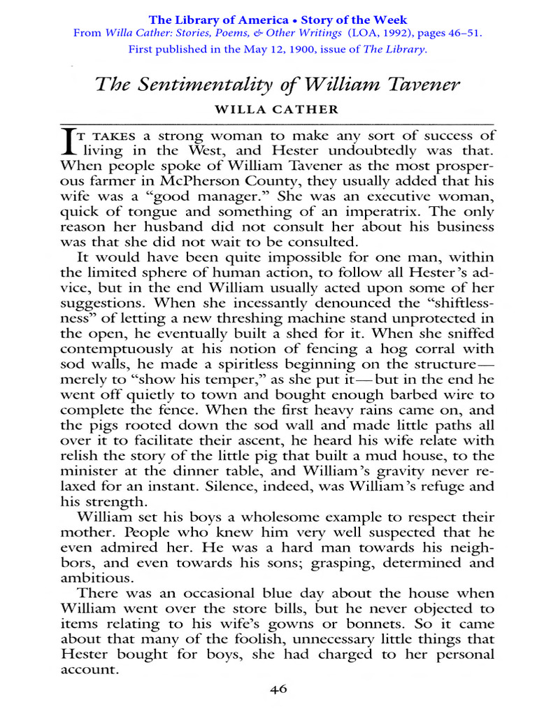 Cather William Tavener | PDF