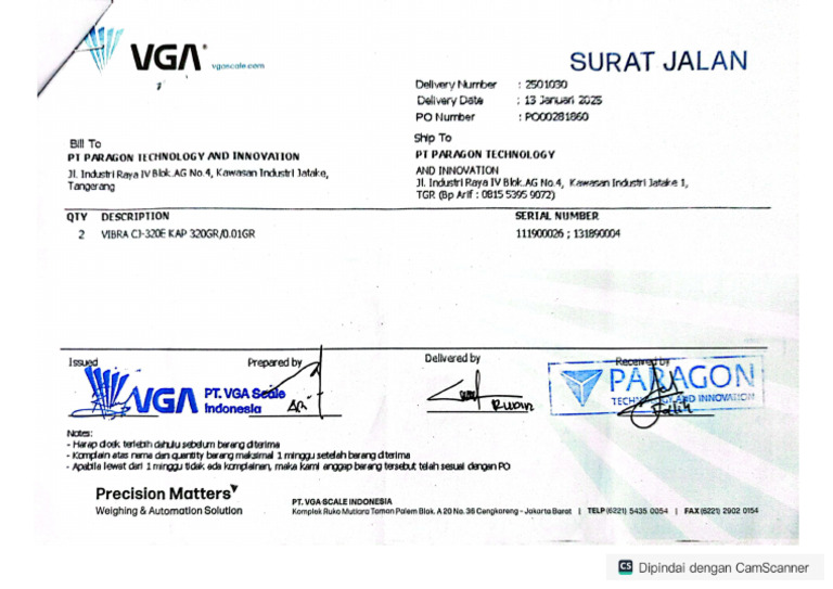 PT PARAGON SJ (1) | PDF