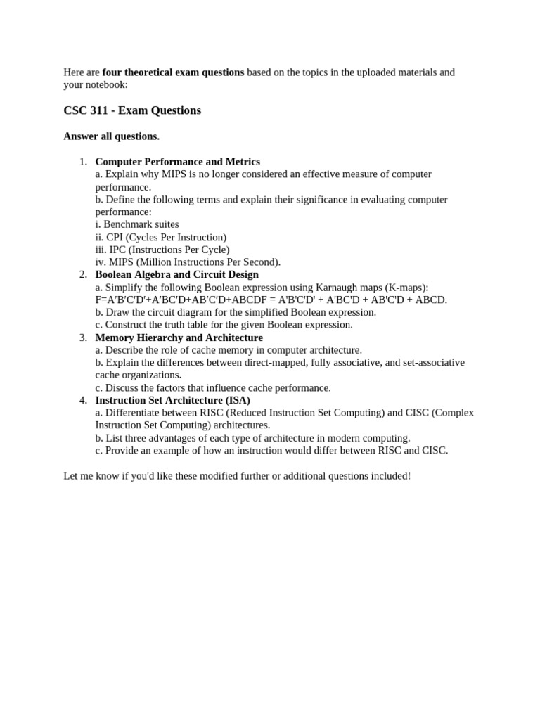 csc311 mock | PDF