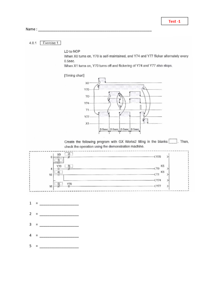 Test 1 (Answer1) | PDF