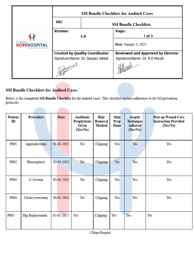 HIC 4.d. SSI Bundle Checklists For Audited Cases | PDF | Health Care ...