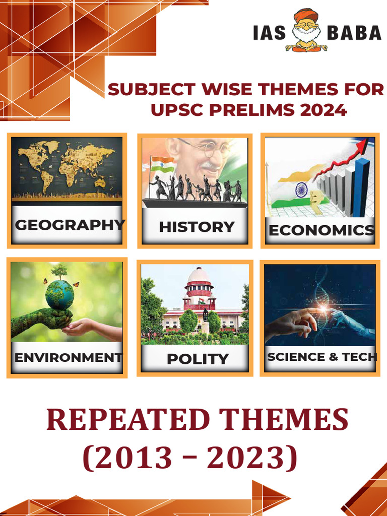 Prilims Year Wise Topics | PDF | Oceans | Reserve Bank Of India