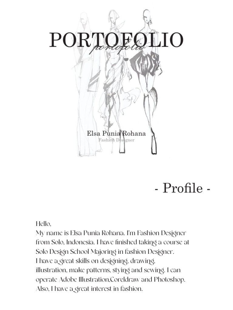 Portofolio-Elsa Punia Rohana | PDF | Blouse | Clothing