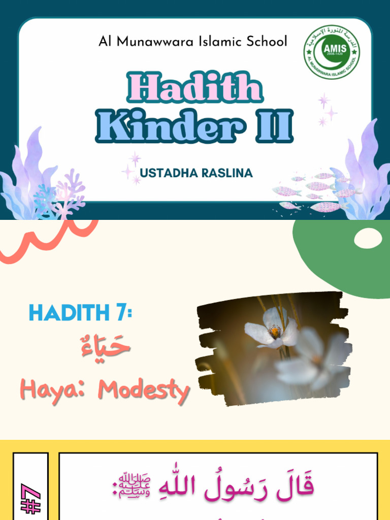 Kinder 2 Hadith 7 | PDF