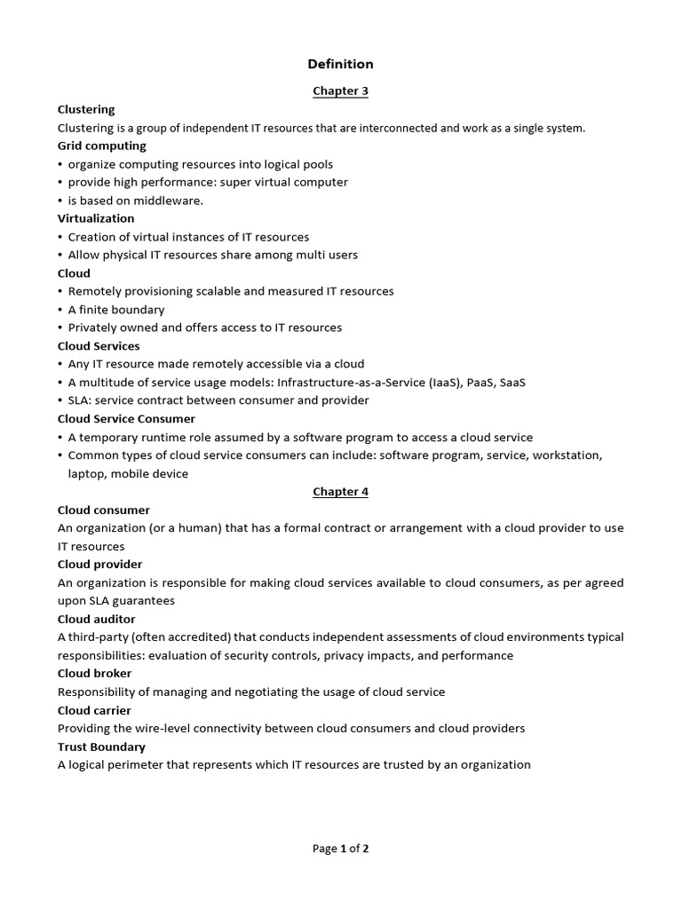 Definition for cloud computing embedded system and real time operating system | PDF | Cloud ...