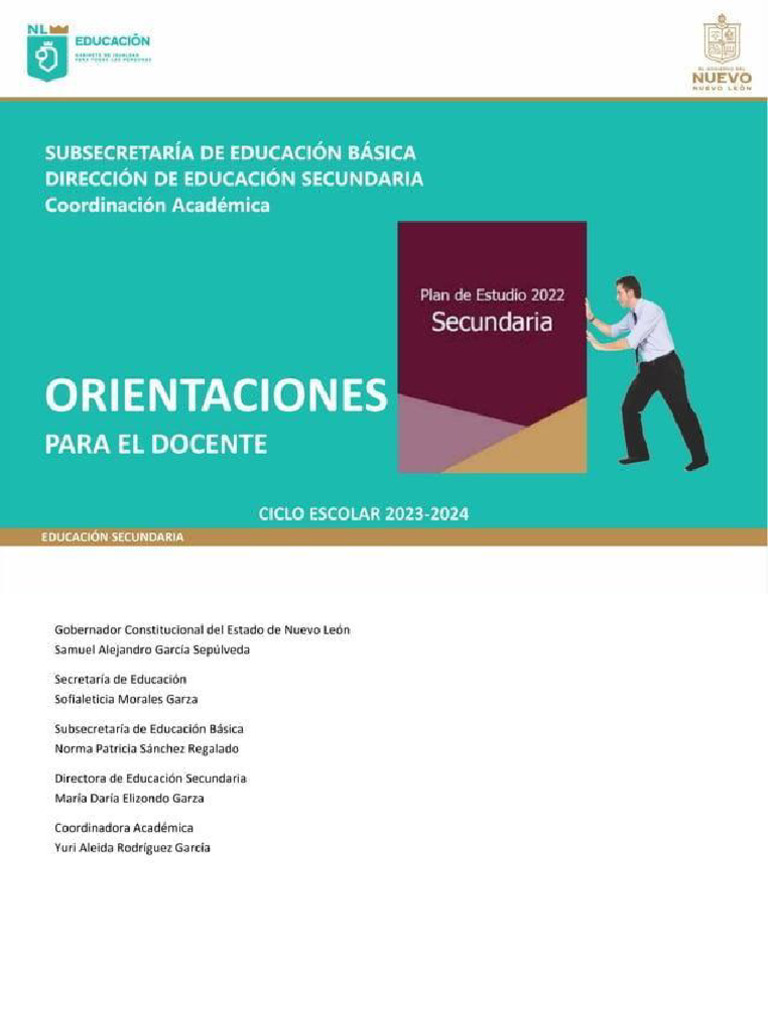 Orientaciones para el docente | PDF