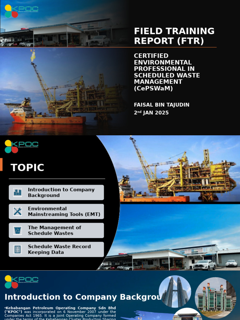 CePSWaM Presentation - Faisal Tajudin | PDF | Logistics | Waste