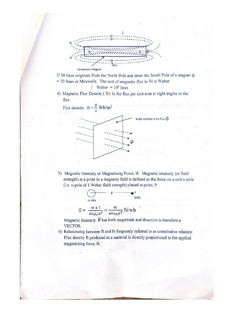 EE 211 Magnetic circuit | PDF