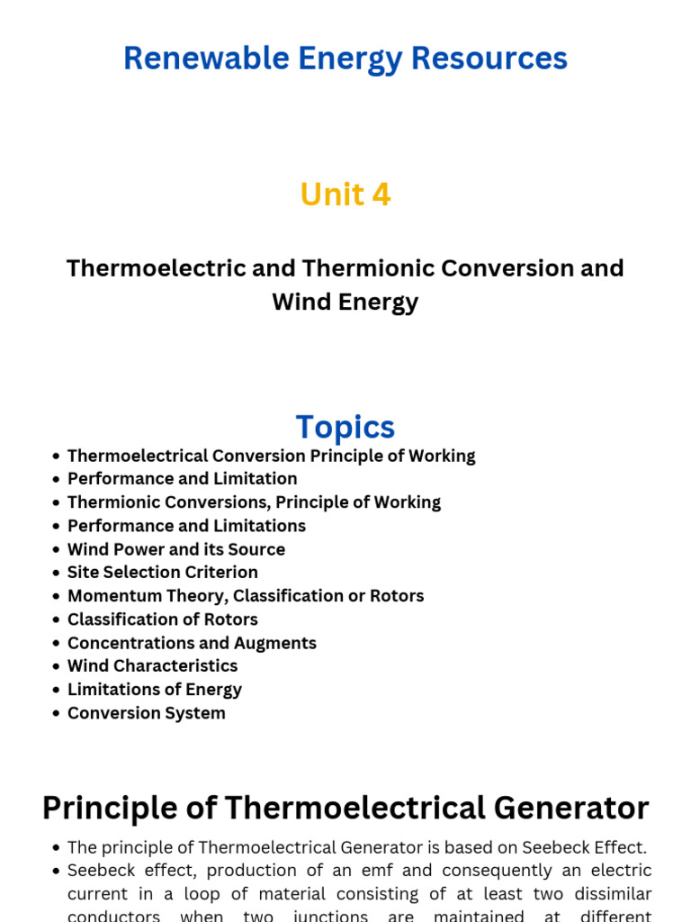 RER Unit 4 FS | PDF | Wind Turbine | Turbine