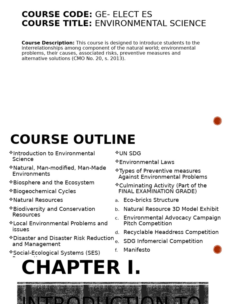 Environmental science Chapter 1-3 | PDF | Environmentalism ...