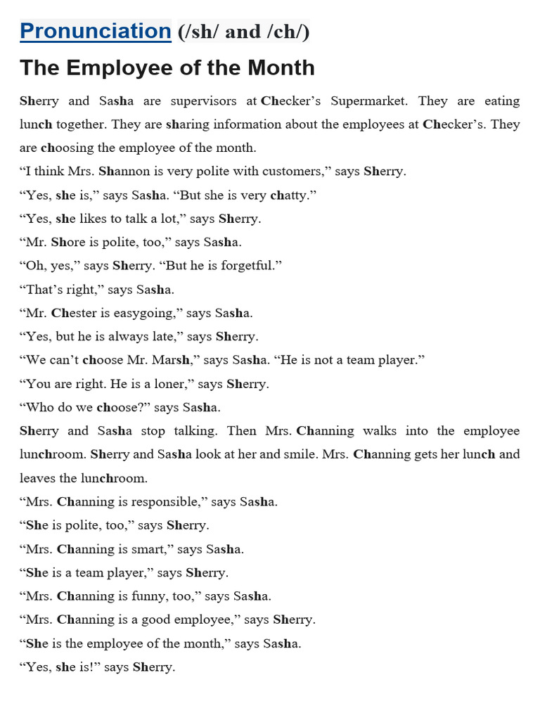 Pronunciation - ALL 5 Practices | PDF | Hygiene