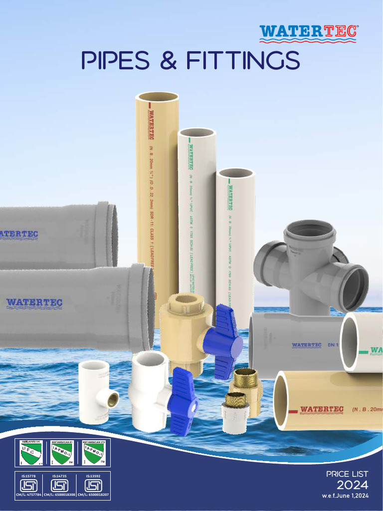 Pipes Price List 2024 | PDF | Materials | Chemical Substances