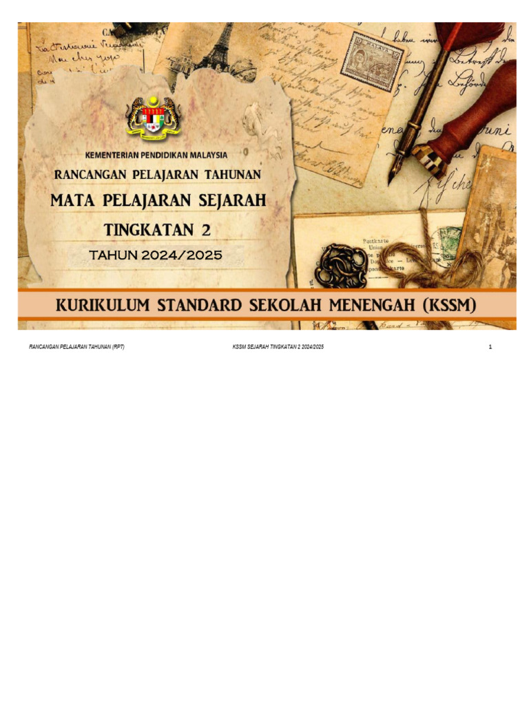 RPT T2 Sej 2024 | PDF