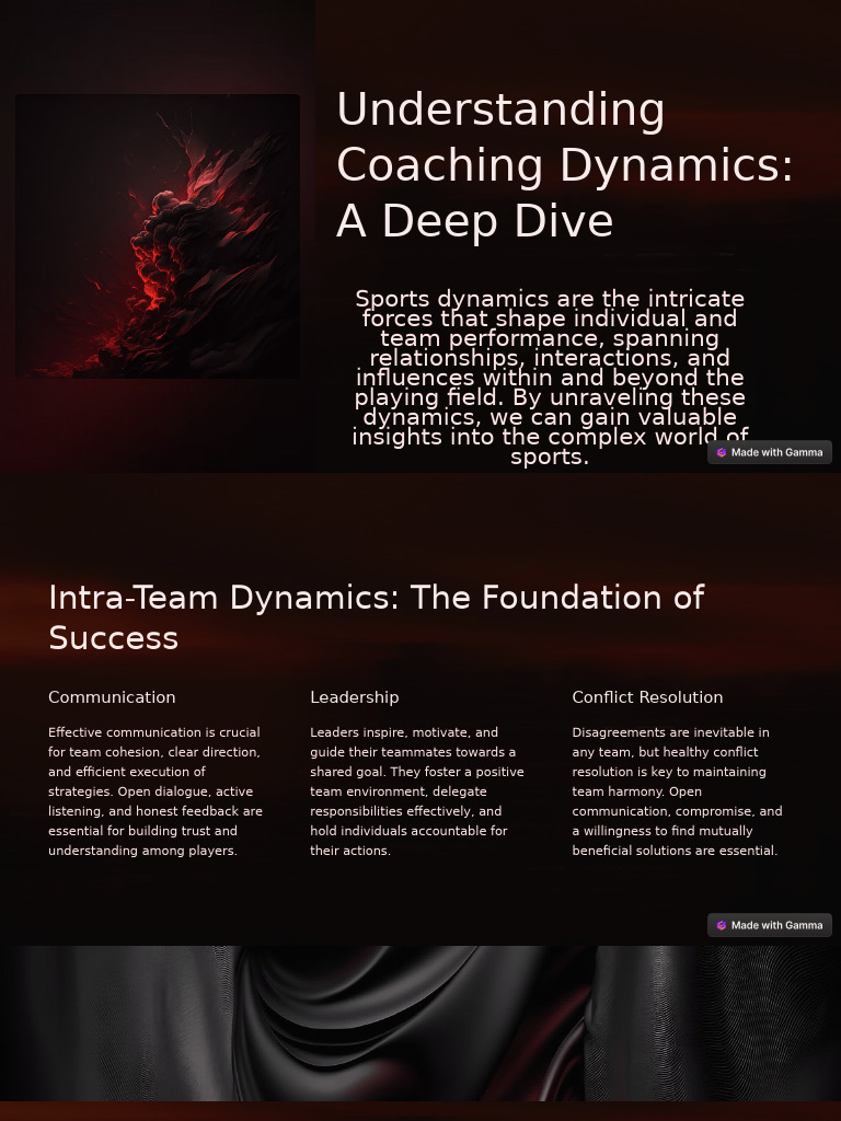 2 Understanding Coaching Dynamics | PDF | Motivation | Motivational