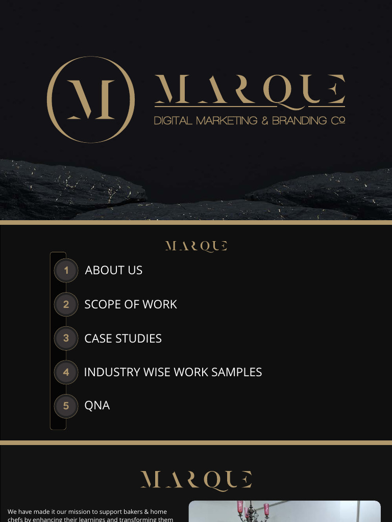 Marque BRANDING Portfolio | PDF | Graphic Design | Business Process