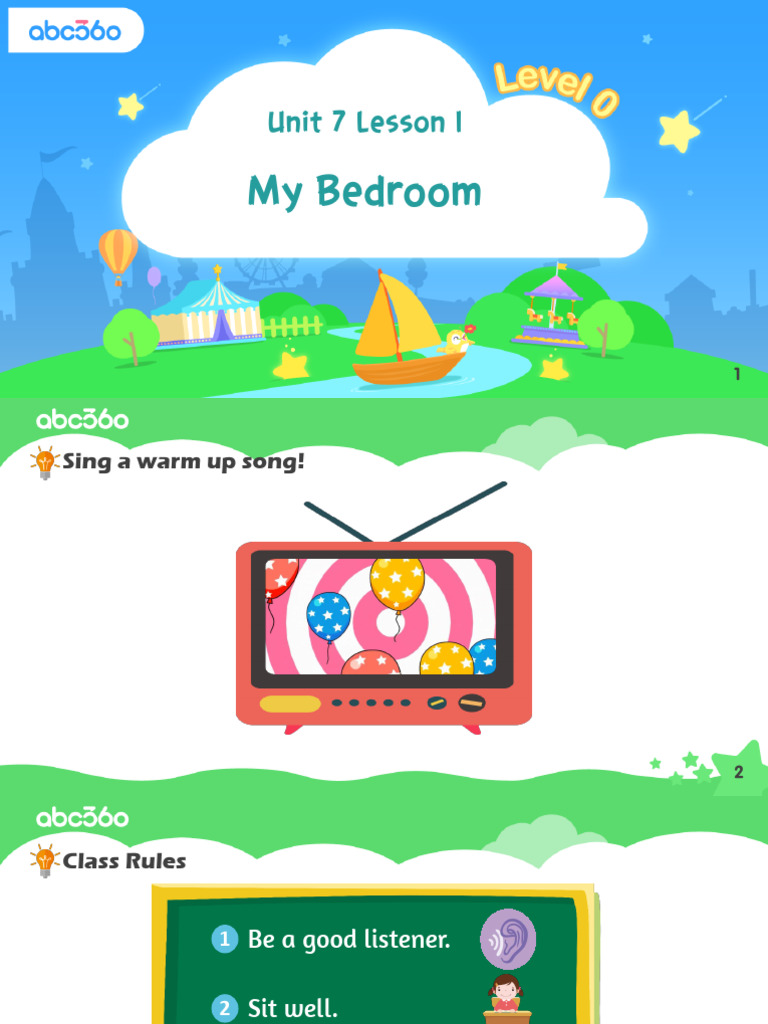 My Bedroom: Objects and Activities | PDF