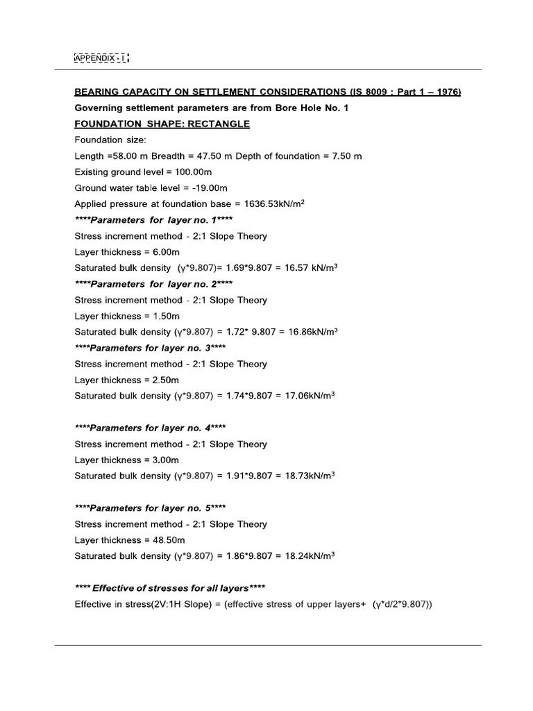 Calculation SHeet | PDF