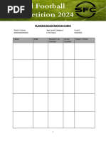 Football Team Scoresheet Template | PDF