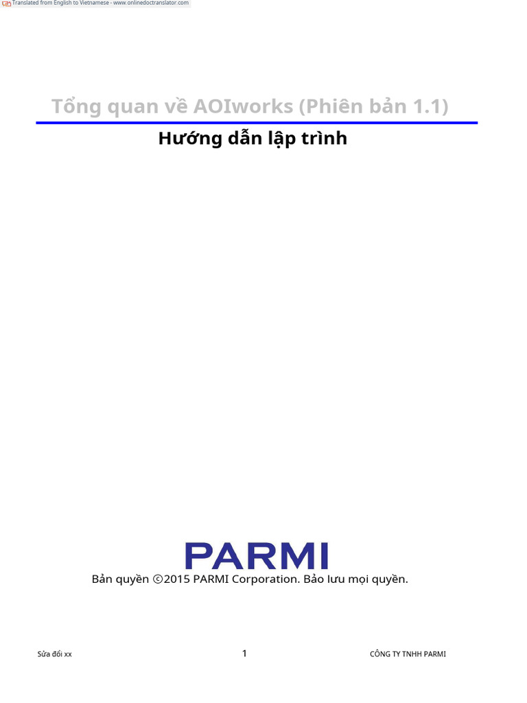 Chapter00 ENG Programming Manual AOIworks Overview - En.vi | PDF
