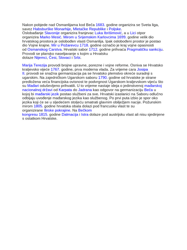 Hrvati Povijest | PDF