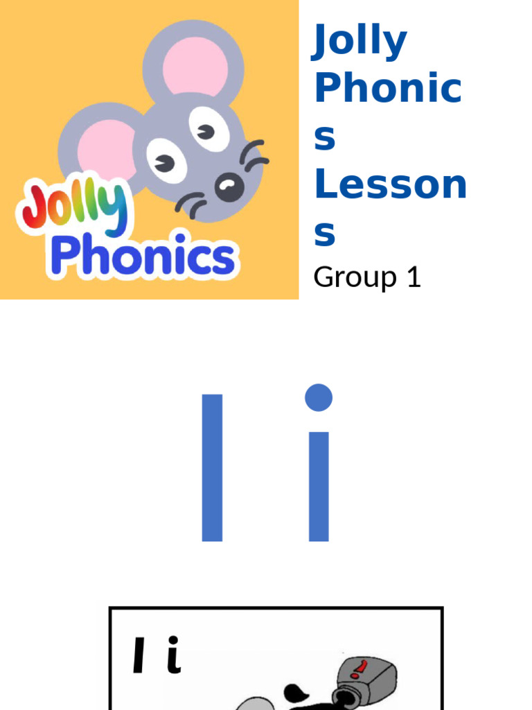 Jolly Phonices Group 1 Letter I | PDF