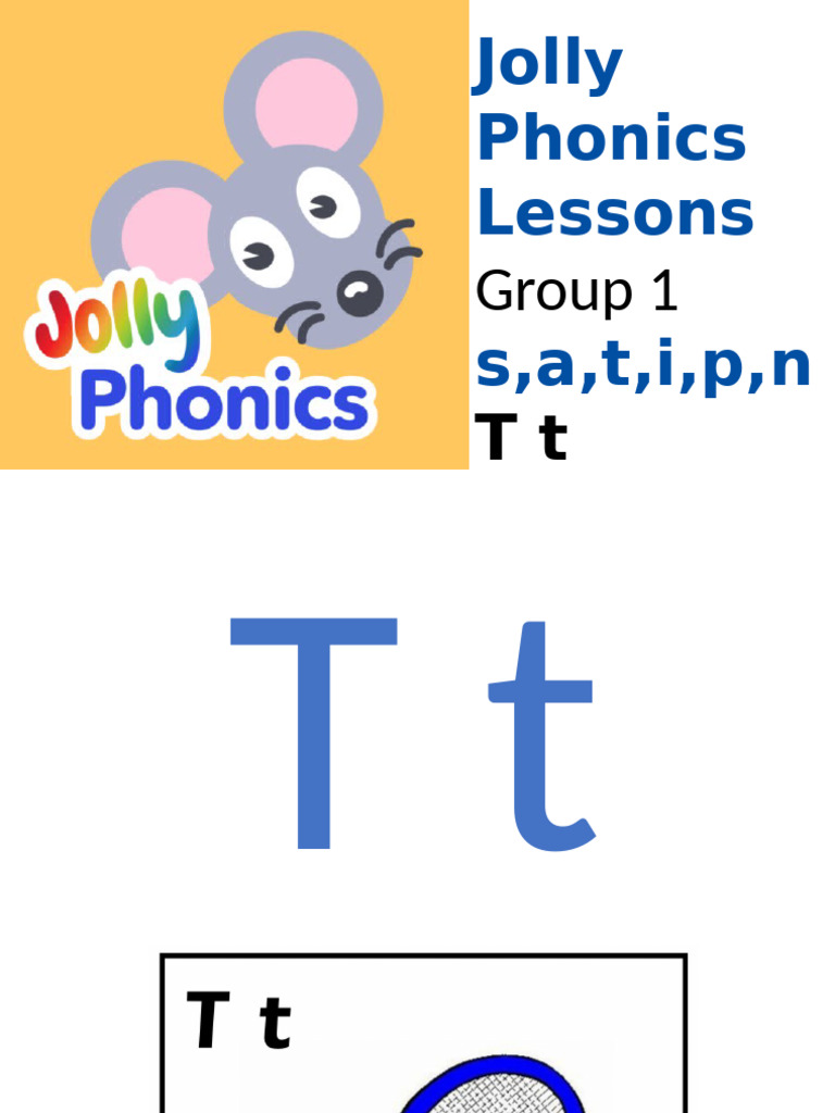 Jolly Phonices Group 1 Letter T | PDF