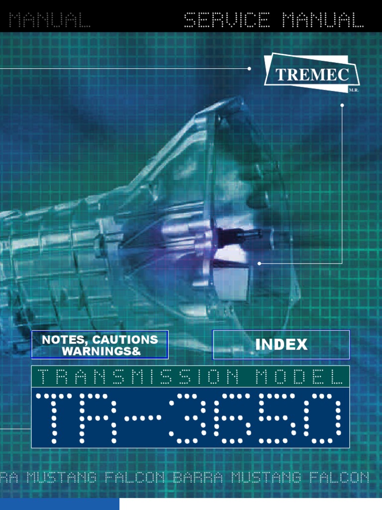 TR-3650 Service Manual | PDF | Manual Transmission | Transmission ...