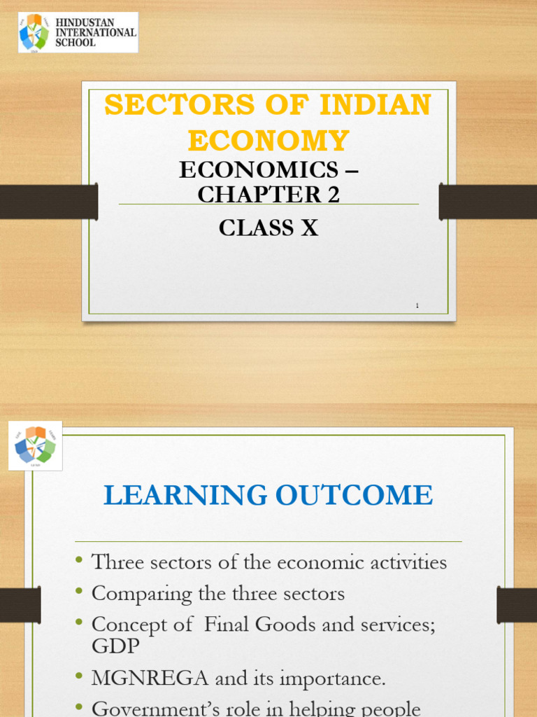 Economics - Chapter 2 - Sectors of Indian Economy! | PDF