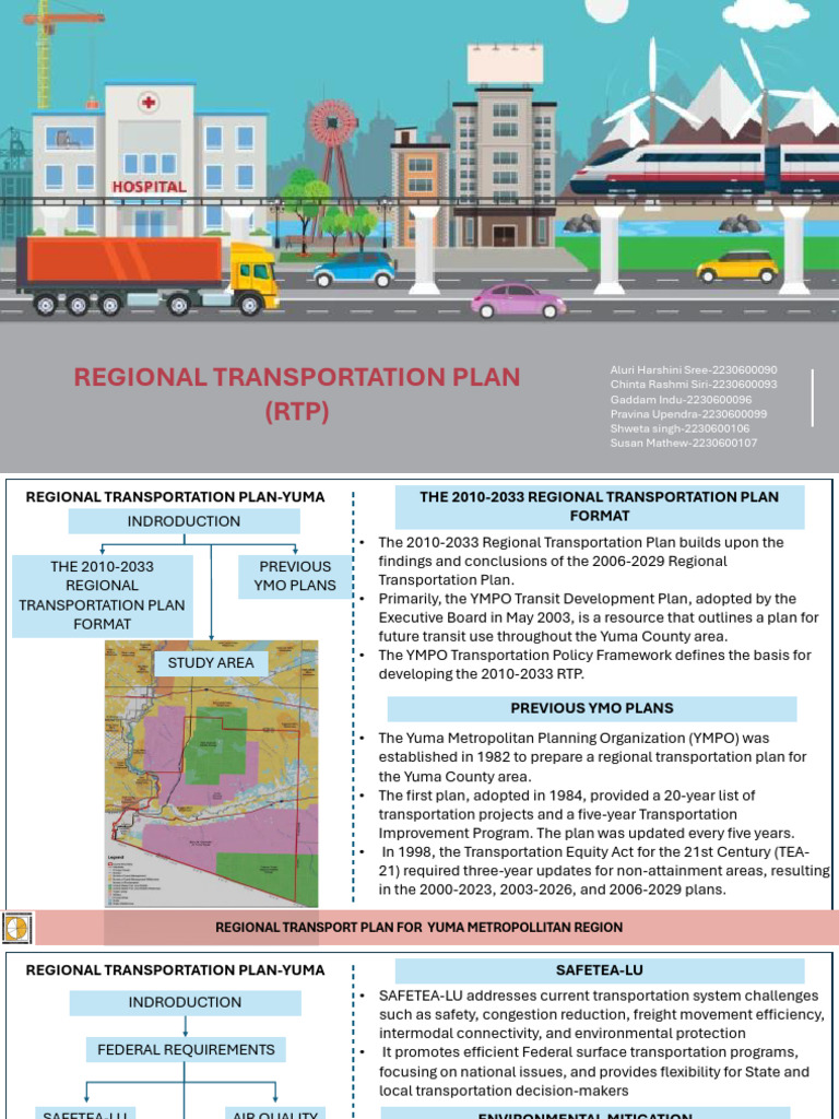 Regional transport plan | PDF | Transport | Infrastructure