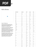 Crocs Kids Size Chart Guide | PDF