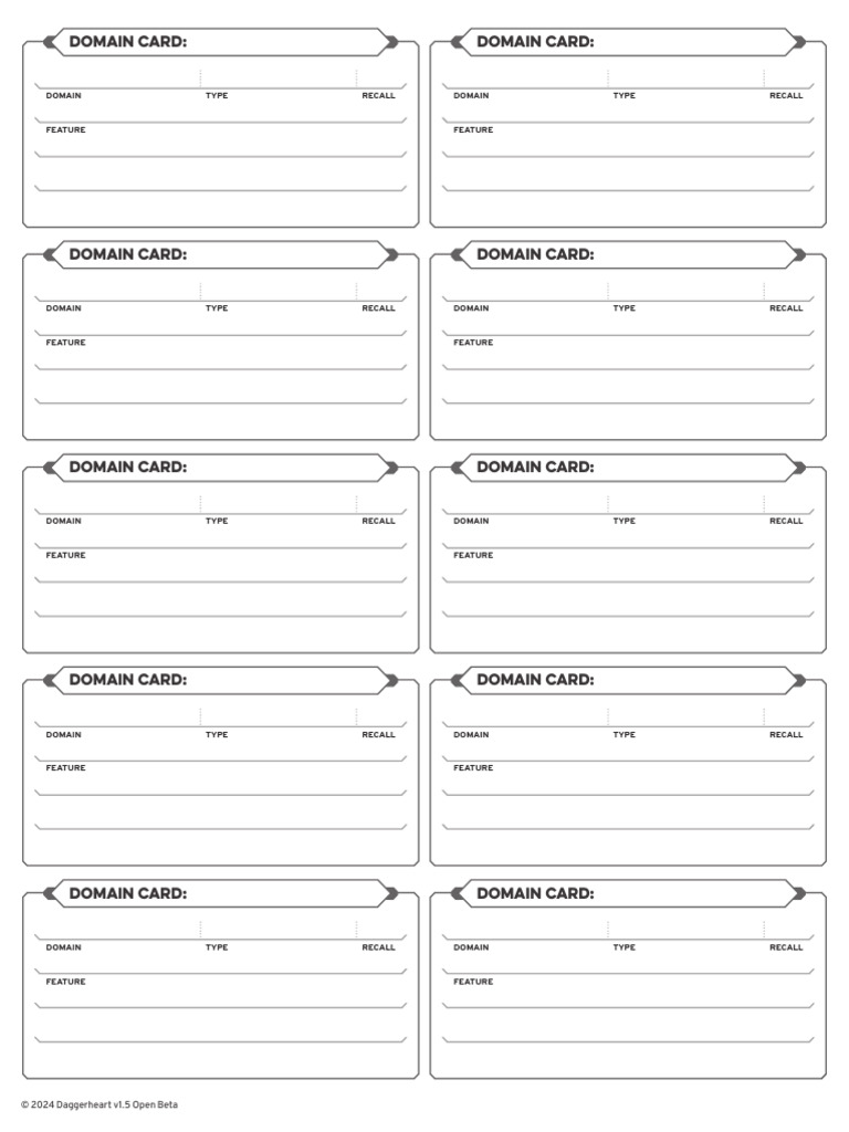 Vault and Loadout Sheets v1.5 | PDF