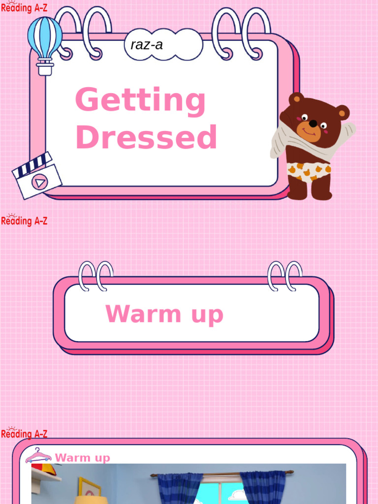 Raz-A-Getting Dressed | PDF | Sock | Human Appearance