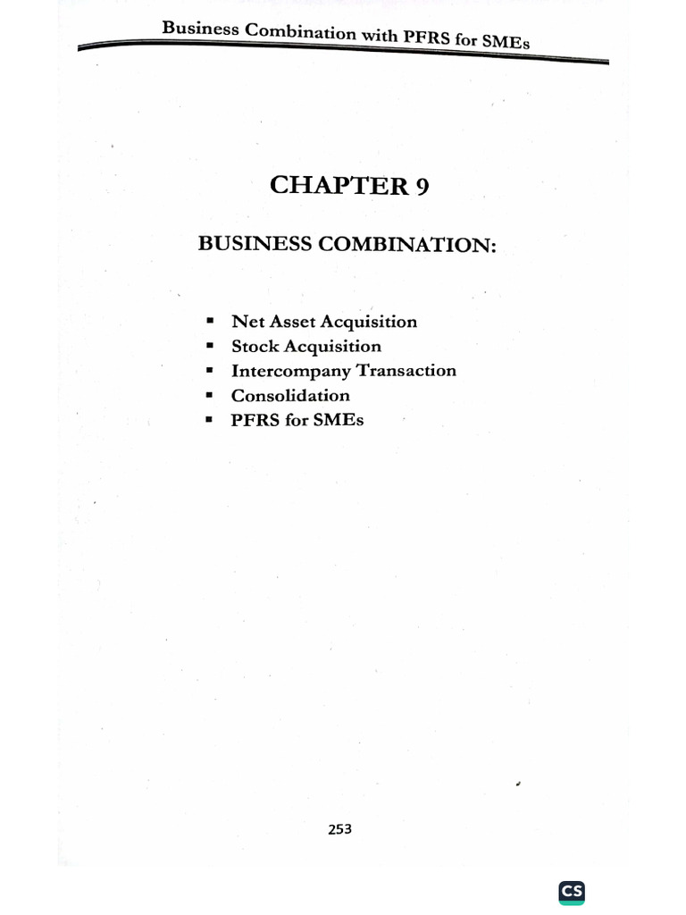 C9 - BUSCOM With PFRS For SMEs | PDF