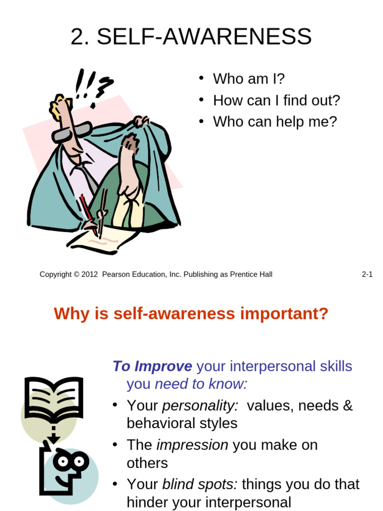 Robbins Tips6 PPT 02 Self Awareness | PDF | Extraversion And Introversion | Thought