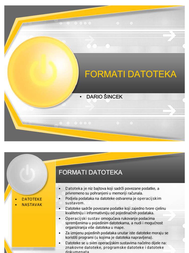 Formati Datoteka | PDF
