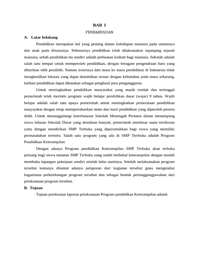 Laporan PPK | PDF