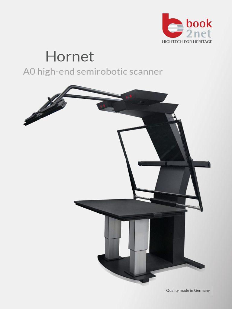 High-Performance Book2net Hornet Scanner | PDF | Image Scanner | Optics