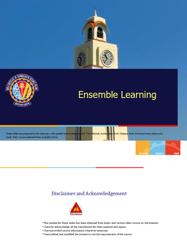 Ml Cs13 Bagging Pdf Statistical Classification Statistics