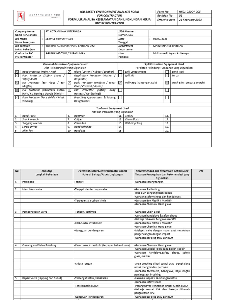 JSEA_MTC0221_STG&BOP_REV.0 JSEA SERVICE REPAIR VALVE TURBINE AUX (Kota ...