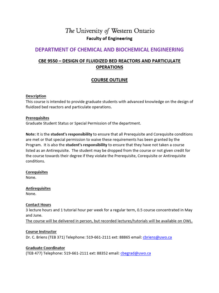 Fluidized Bed Reactor Design Course | PDF | Fluidization | Scientific Phenomena