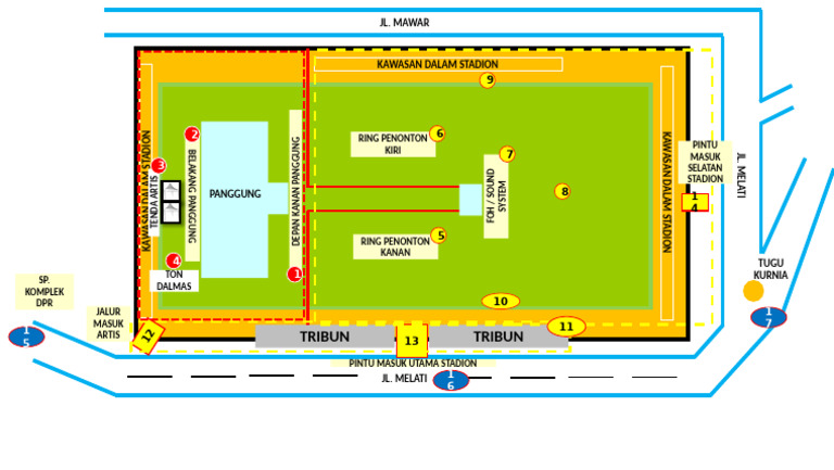 Denah Stadion | PDF