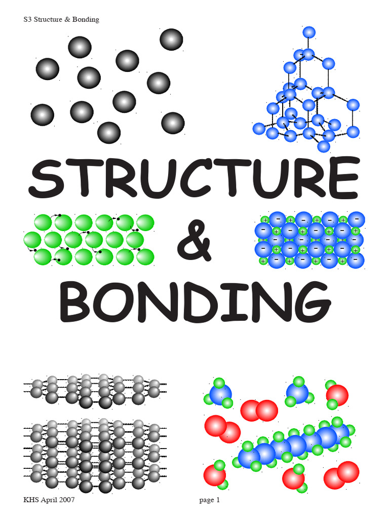 Structure_Bonding | PDF | Ion | Chemical Compounds