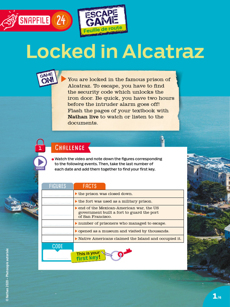Alcatraz Escape Game Guide | PDF | Prison