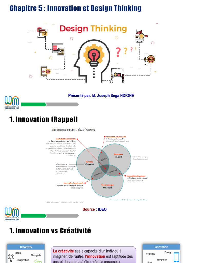 Innovation et Design Thinking en Action | PDF | Innovation | Créativité
