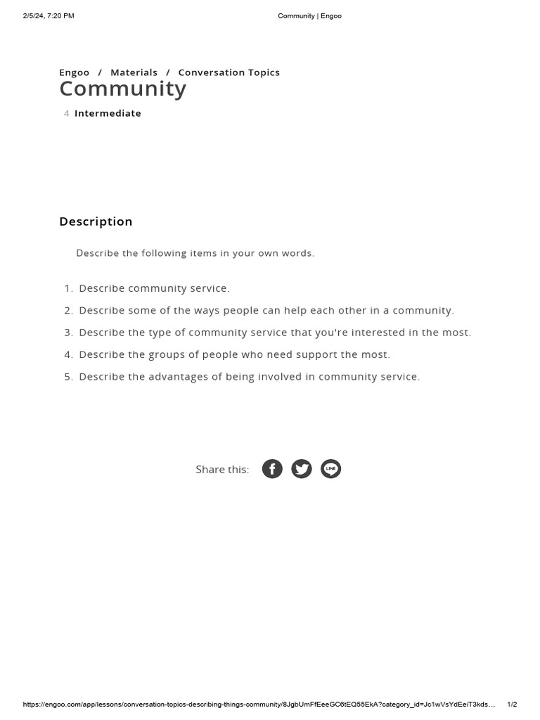 Lesson 2 - Conversation | PDF
