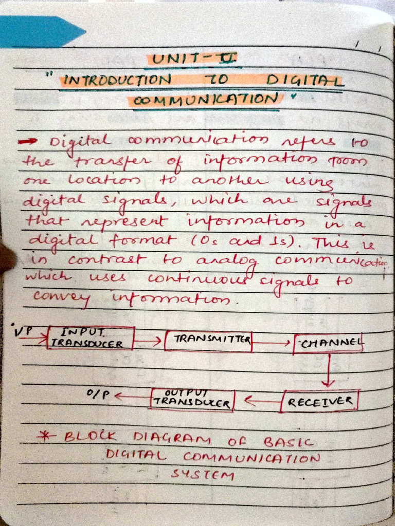 Unit - V Digital Systems | PDF | Information And Communications ...
